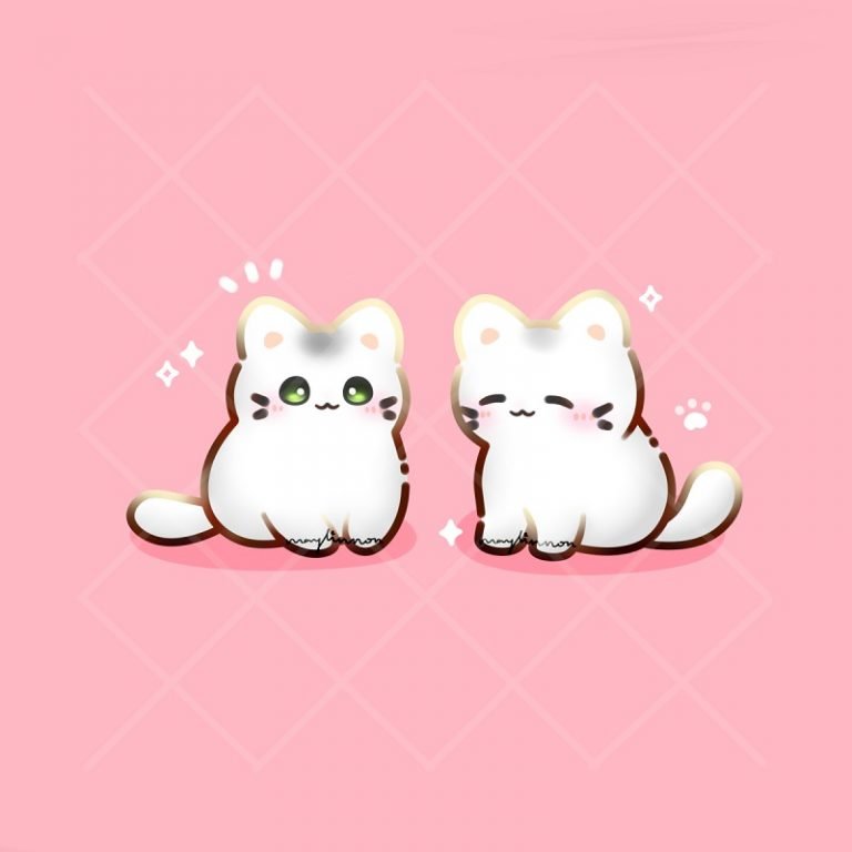 Gợi ý 100+ hình nền mèo chibi cute dễ thương siêu hot